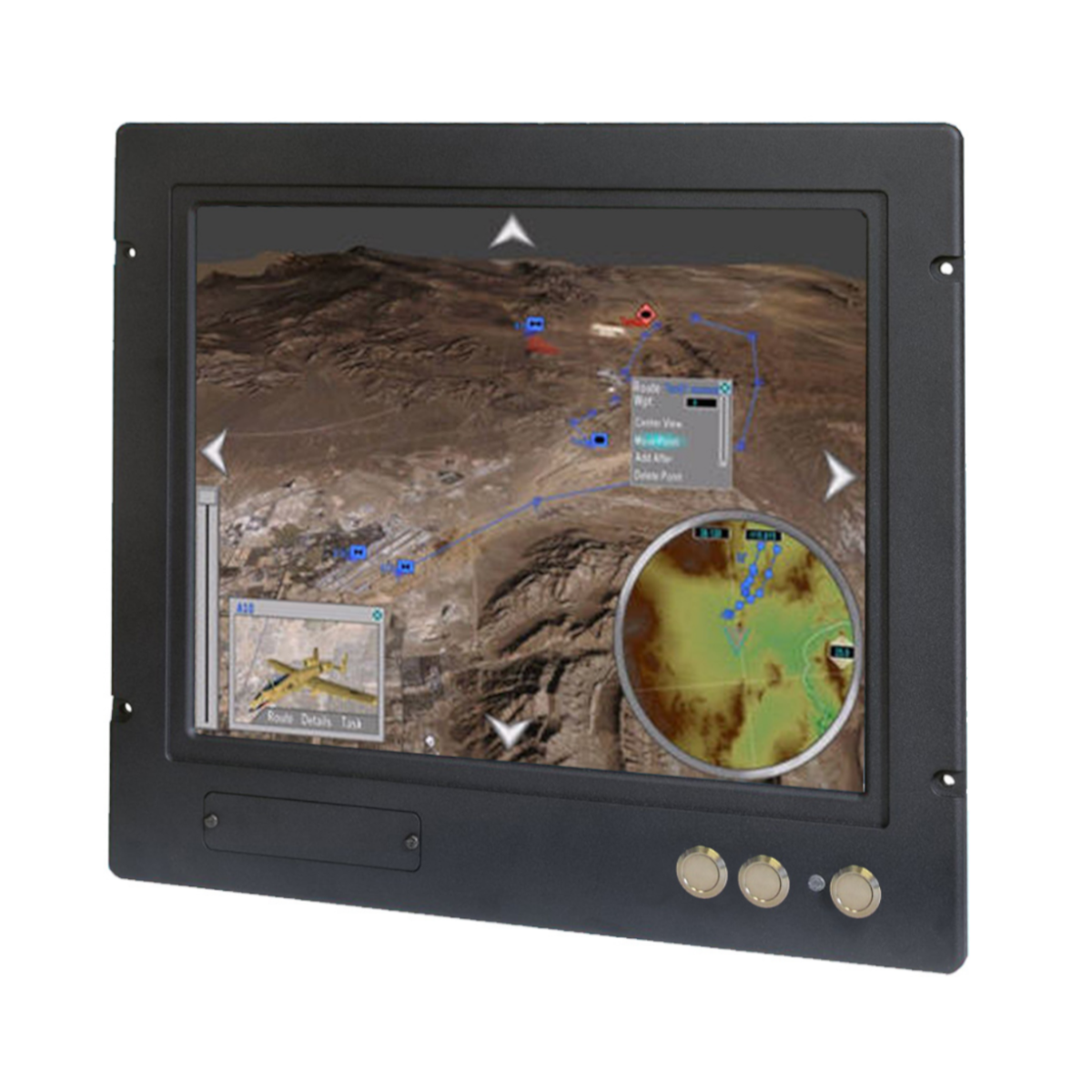 RACK MOUNT MILITARY MONITOR